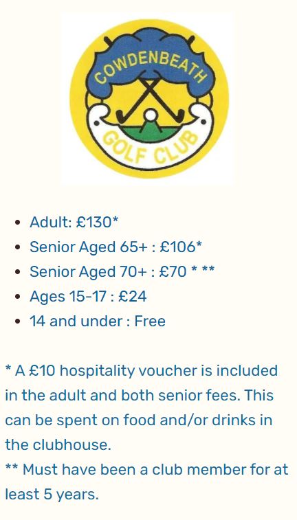 2022-club-fees – Cowdenbeath Golf Club
